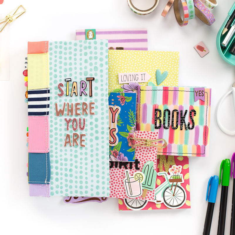 Start where you are! mini booklets - Bea Valint | Scrapbooks