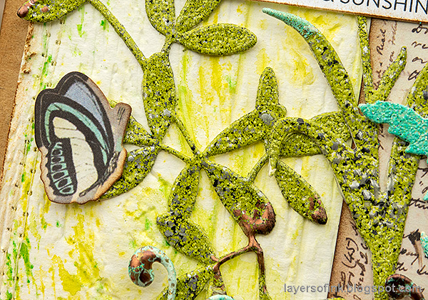 Layers of ink: Embossed Garden Tutorial