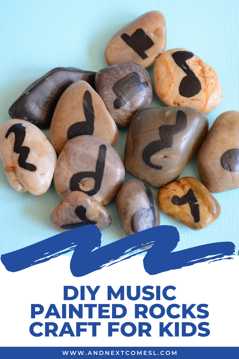 DIY Music Painted Rocks Craft for Kids | And Next Comes L - Hyperlexia ...