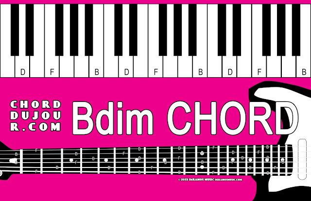 Chord du Jour: Dictionary: Bdim Chord