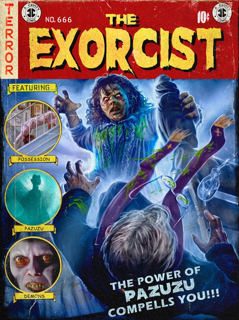 The Horrors of Halloween: EC COMICS Style Artwork of Horror Movies Part 3