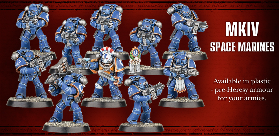 Space Marines MKIV Pre-Heresy Armour, Contemptor, and Cataphractii ...