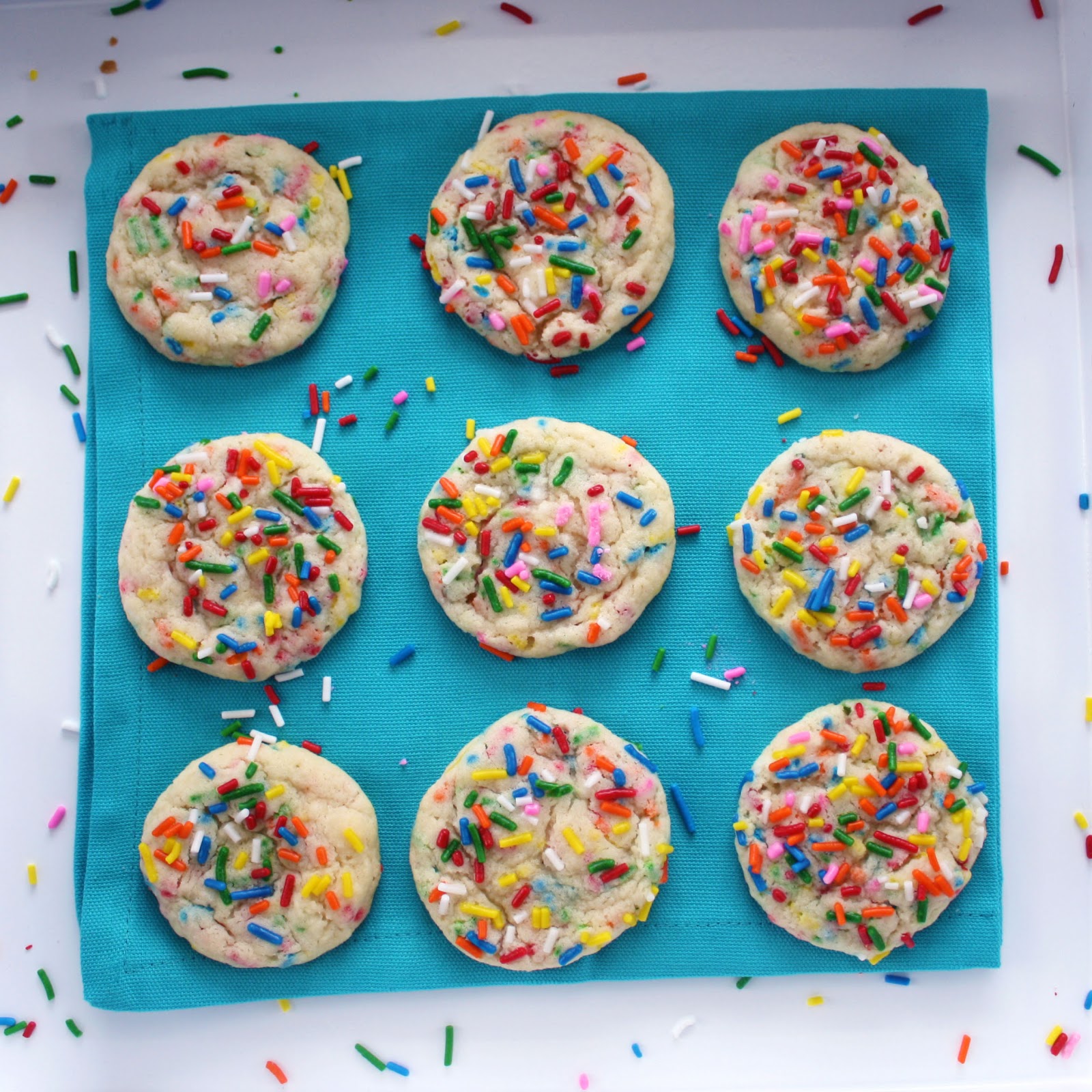 Chocolate Therapy: Soft Baked Funfetti Sugar Cookies