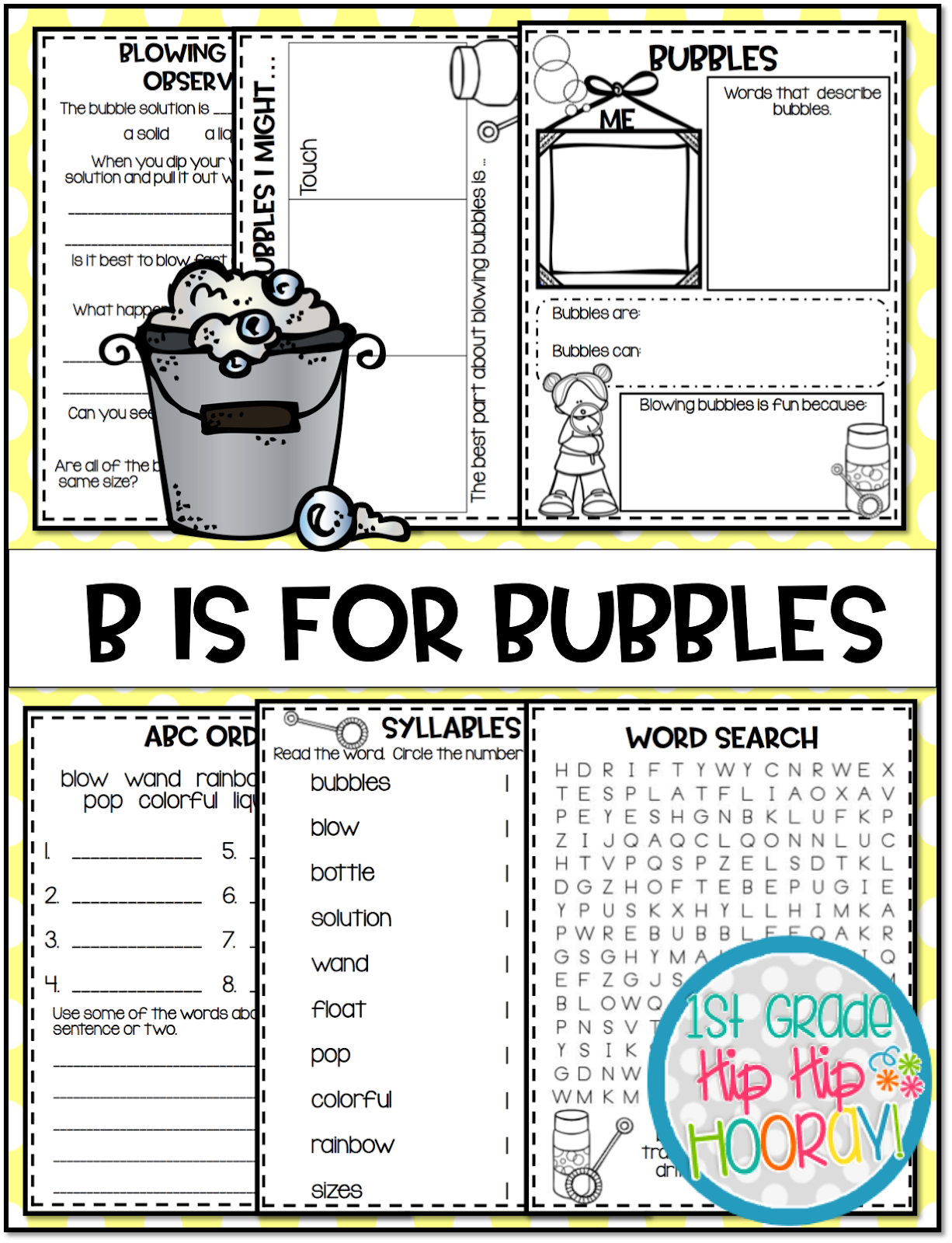 1st Grade Hip Hip Hooray!: B is for Bubble...Countdown to Summer!