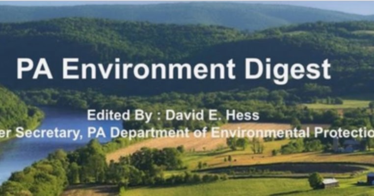 PA Environment Digest Blog: July 29 PA Environmental Digest: Grants ...