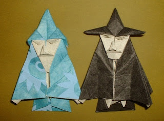 origami Wizard Witch 1 3D ~ make origami instructions