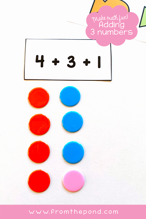 Adding 3 Single Digits | From the Pond