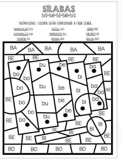 SÍLABAS CON B