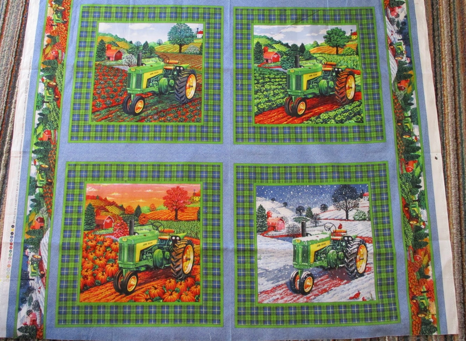 John Deere Tractor Quilt Pattern at Charles Zeigler blog