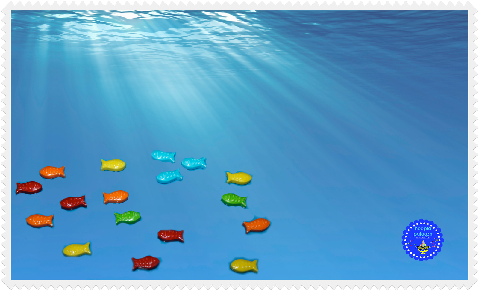 hoopla palooza: fish-filled shark cookies