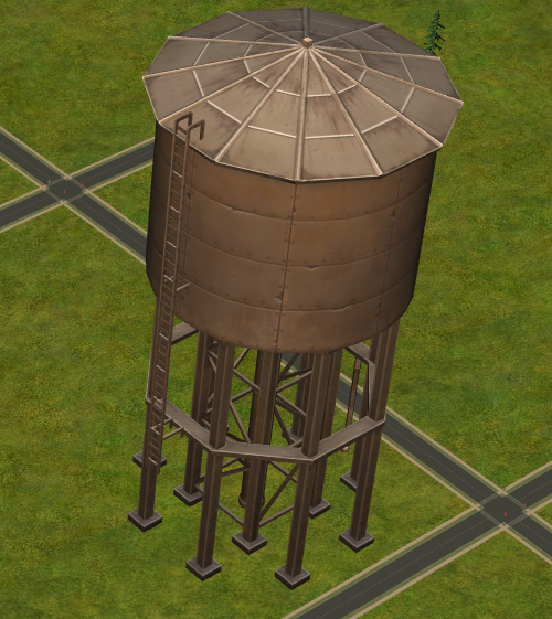 TheNinthWaveSims: The Sims 2 - Eco Living Water Tower TS2 Neighborhood ...