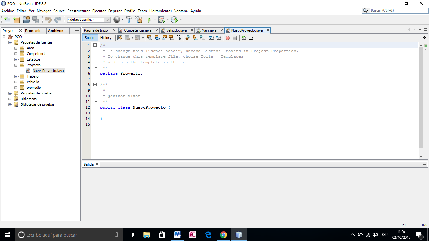 Historia de Java: Tema 4: Programa NetBeans