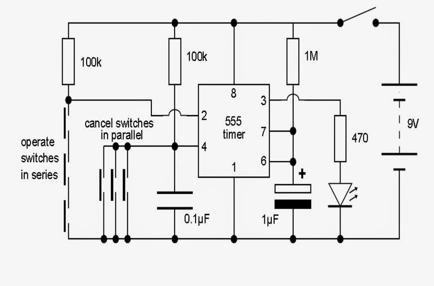 Implement Electronic Lock using IC 555 ~ Creative Engineering Projects