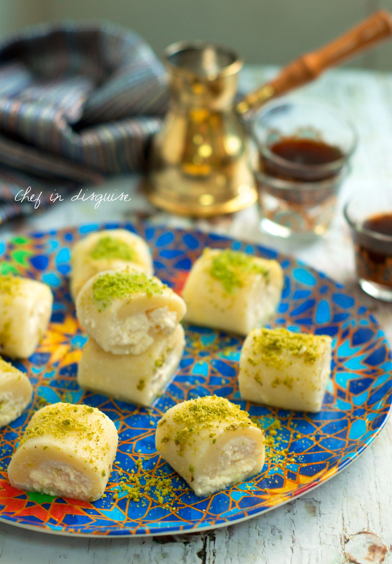 Sweet cheese rolls | Halawet el Jibn