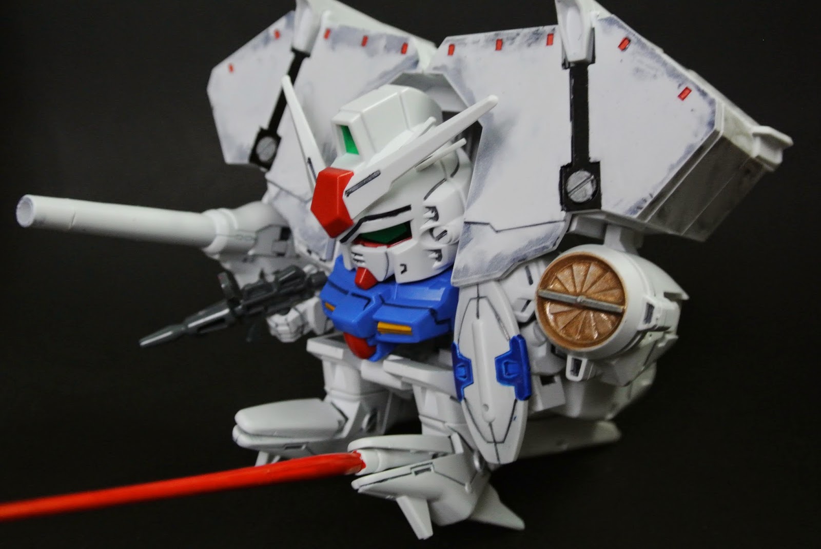 GunplaWorks: Day Project: SD RX-78 GP03D Dendrobium Painted Build