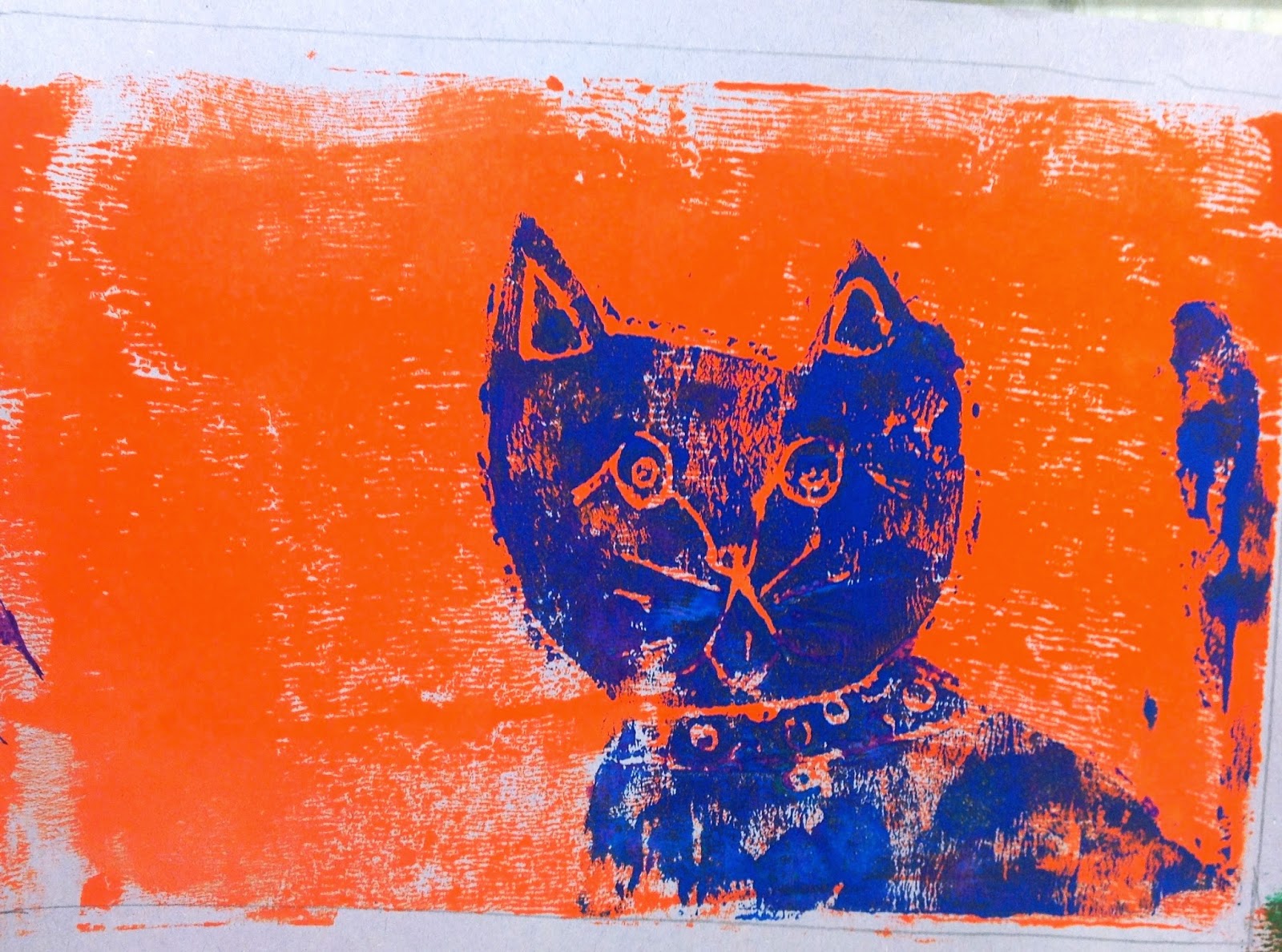 Miss Arty Pants: Complimentary Color Printmaking