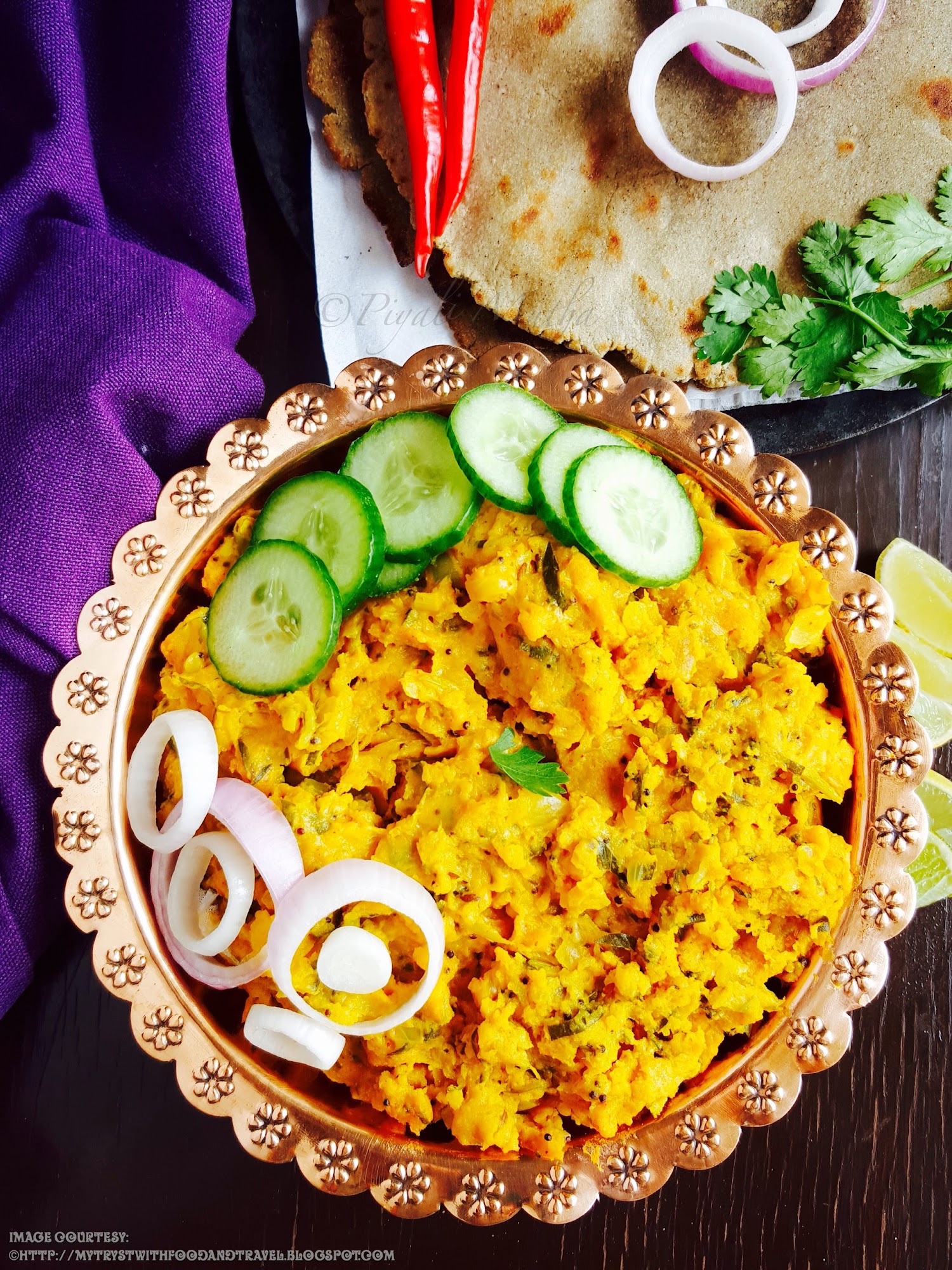 My Tryst With Food And Travel: Zunka Bhakar Recipe / Jhunka Recipe ...