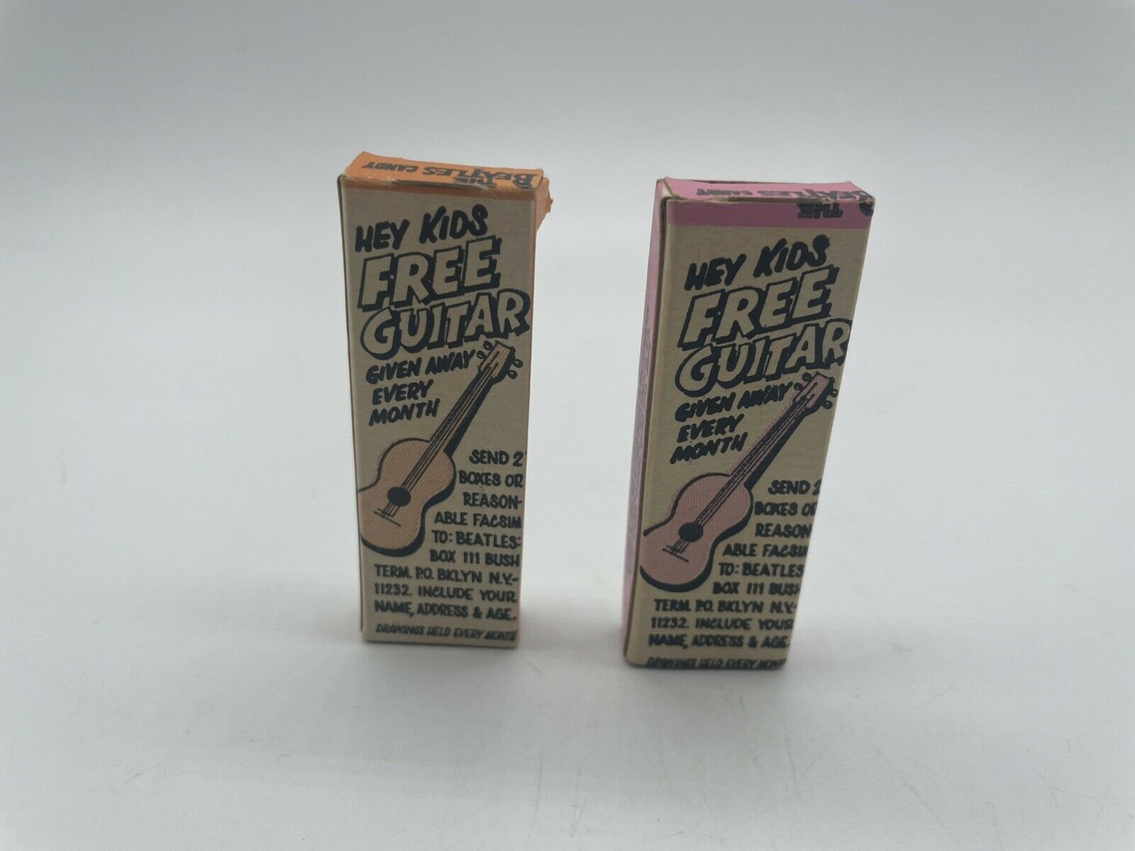 Vintage Beatles "Yeah Yeah Candy" packaging