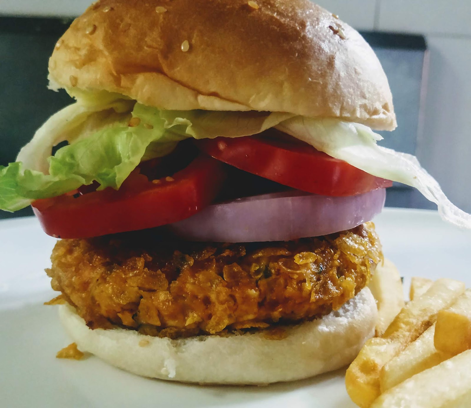 Veg Burgerveggie Burger Recipe Hassanchef Restaurant Style Recipes