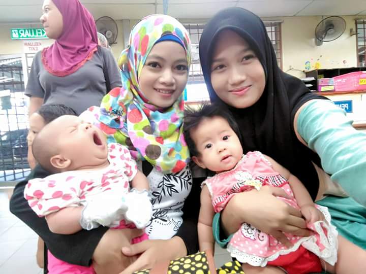 CHECK UP MOMMY DAN BABY FARHANAH SEBULAN | Ceritera Si Gadis Biru