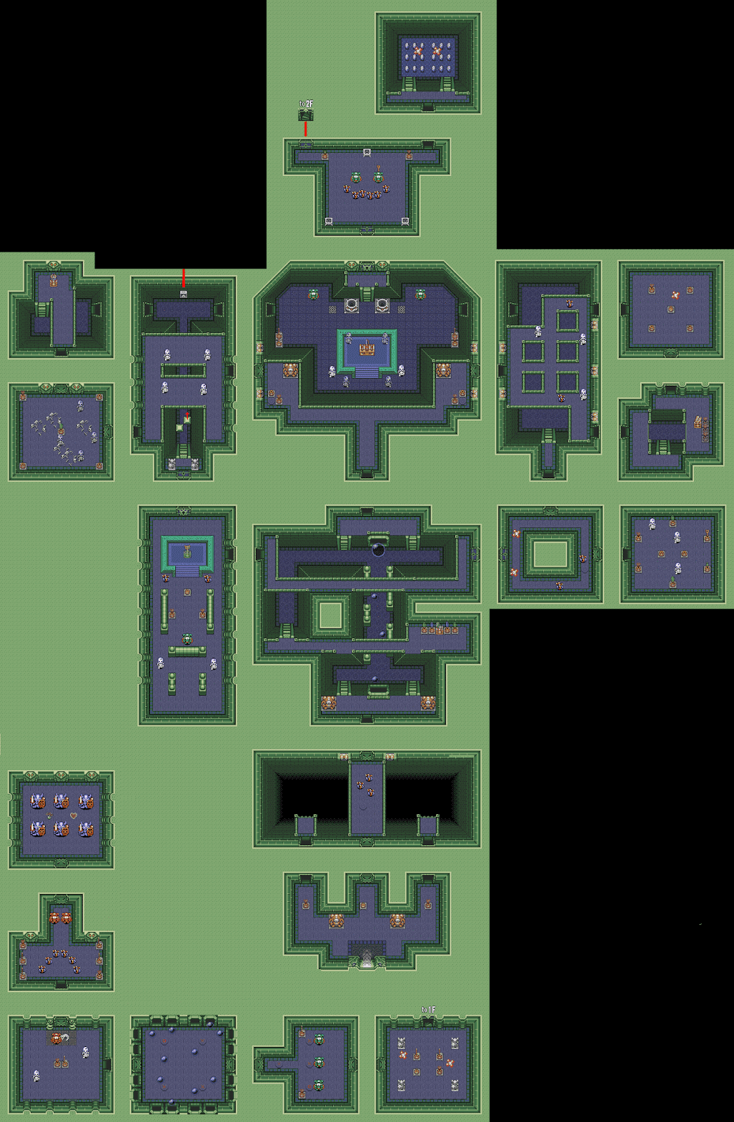 Hướng dẫn Zelda A Link to the Past - S3 Đền thờ phía đông Eastern Palace