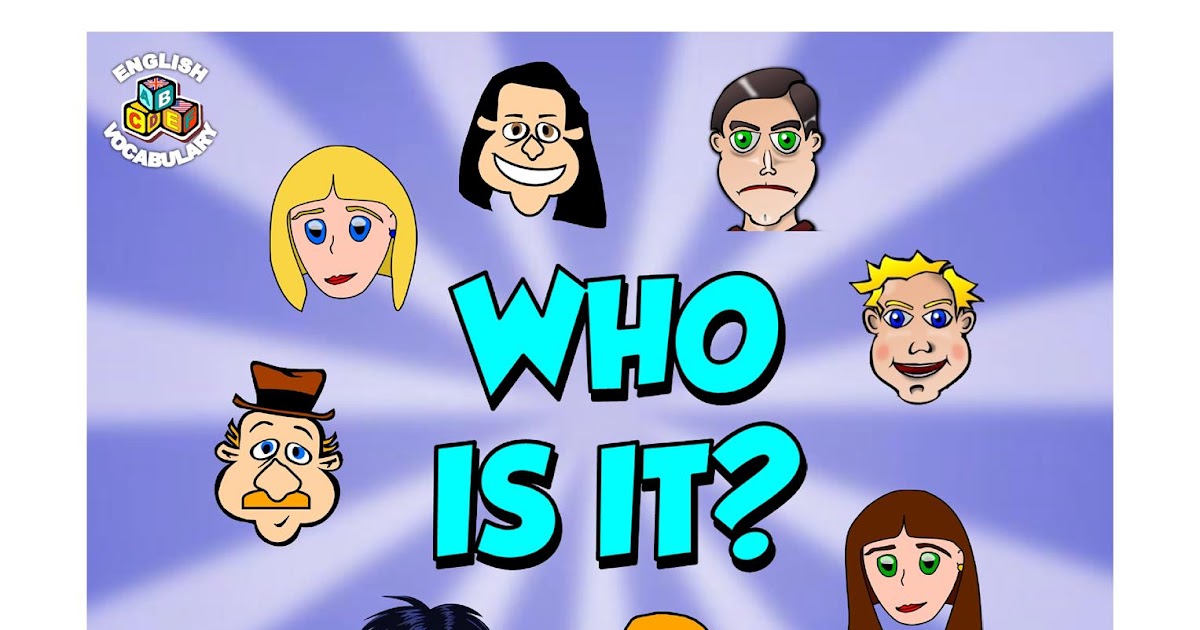 "El Carmen" 3º PRIMARIA: ENGLISH. WHO IS IT?