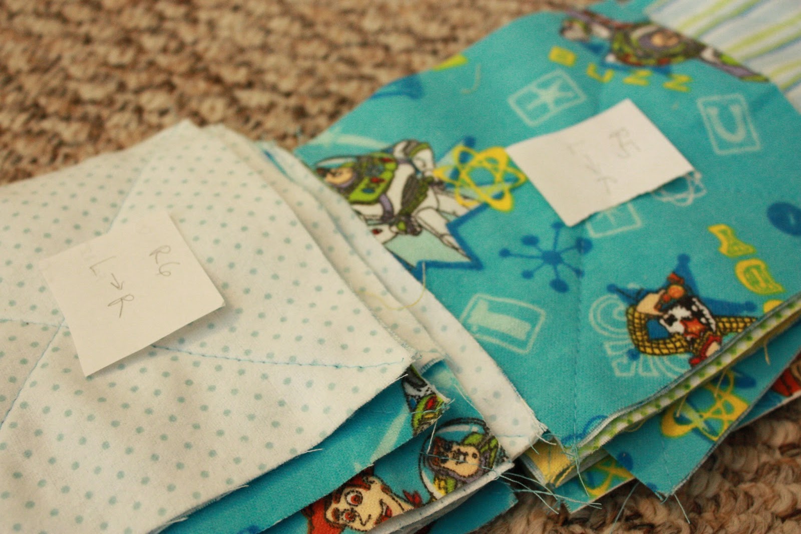 Cocoa Pie: Tutorial - Personalized Baby Boy Flannel Rag Quilt/Cuddle ...