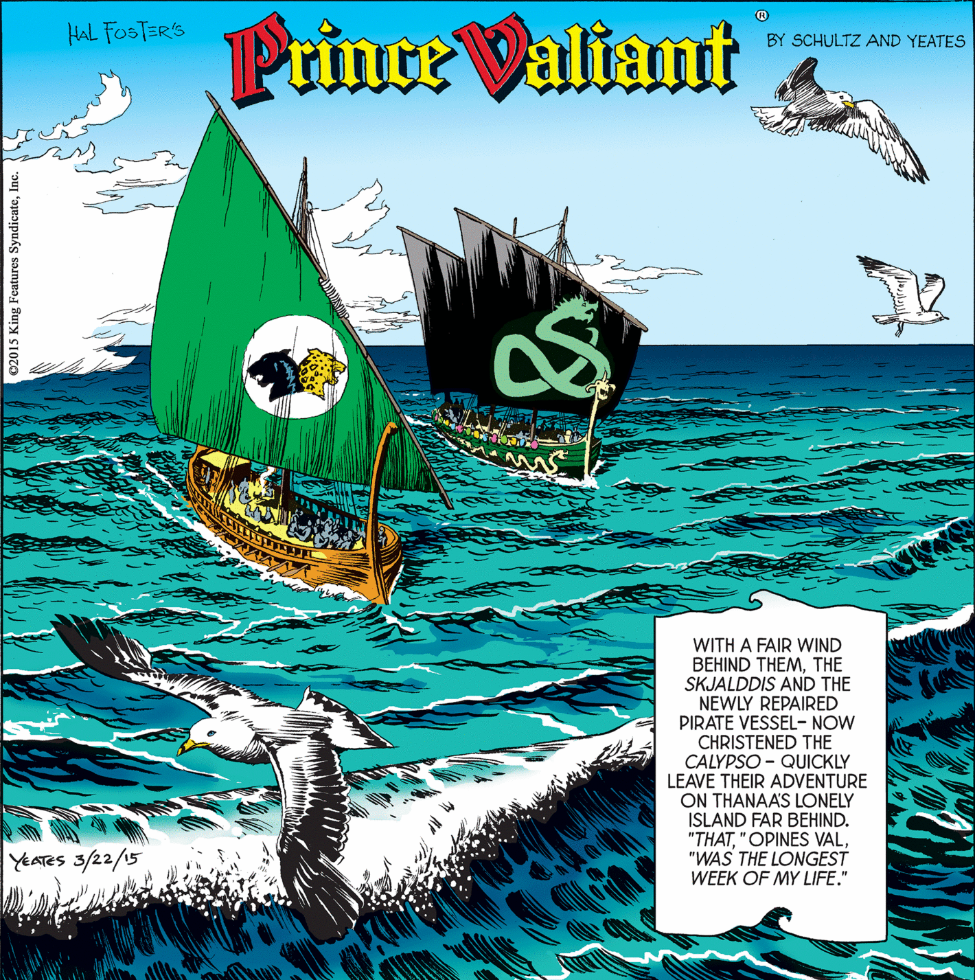 Old-fashioned Comics: Hal Foster's Prince Valiant Sunday Strips 2015 ...