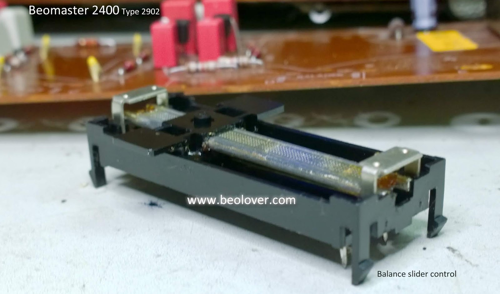 beolover: Beomaster 2400 Type 2902: Tone controls slider bridge repair