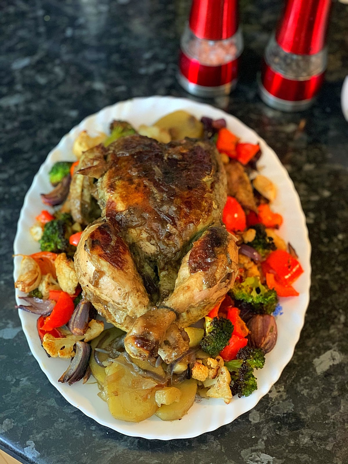Jouelle's Kitchen: Roast chicken in a pot