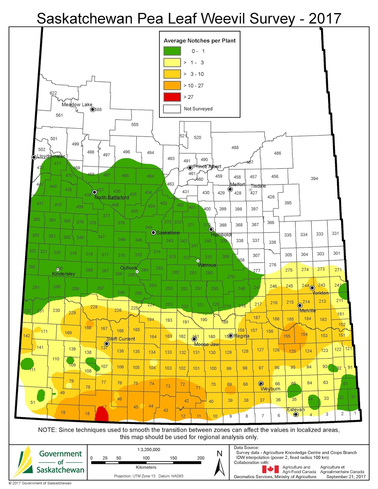 Prairie Pest Monitoring Network Blog: Winter Update (Oct 2, 2017; Wk 22 ...