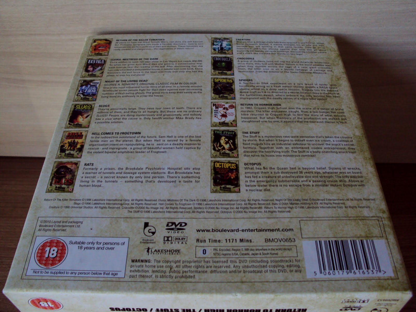 LUZ, CÂMERA, COLEÇÃO: The B-Movie DVD Collection [Limited Edition]