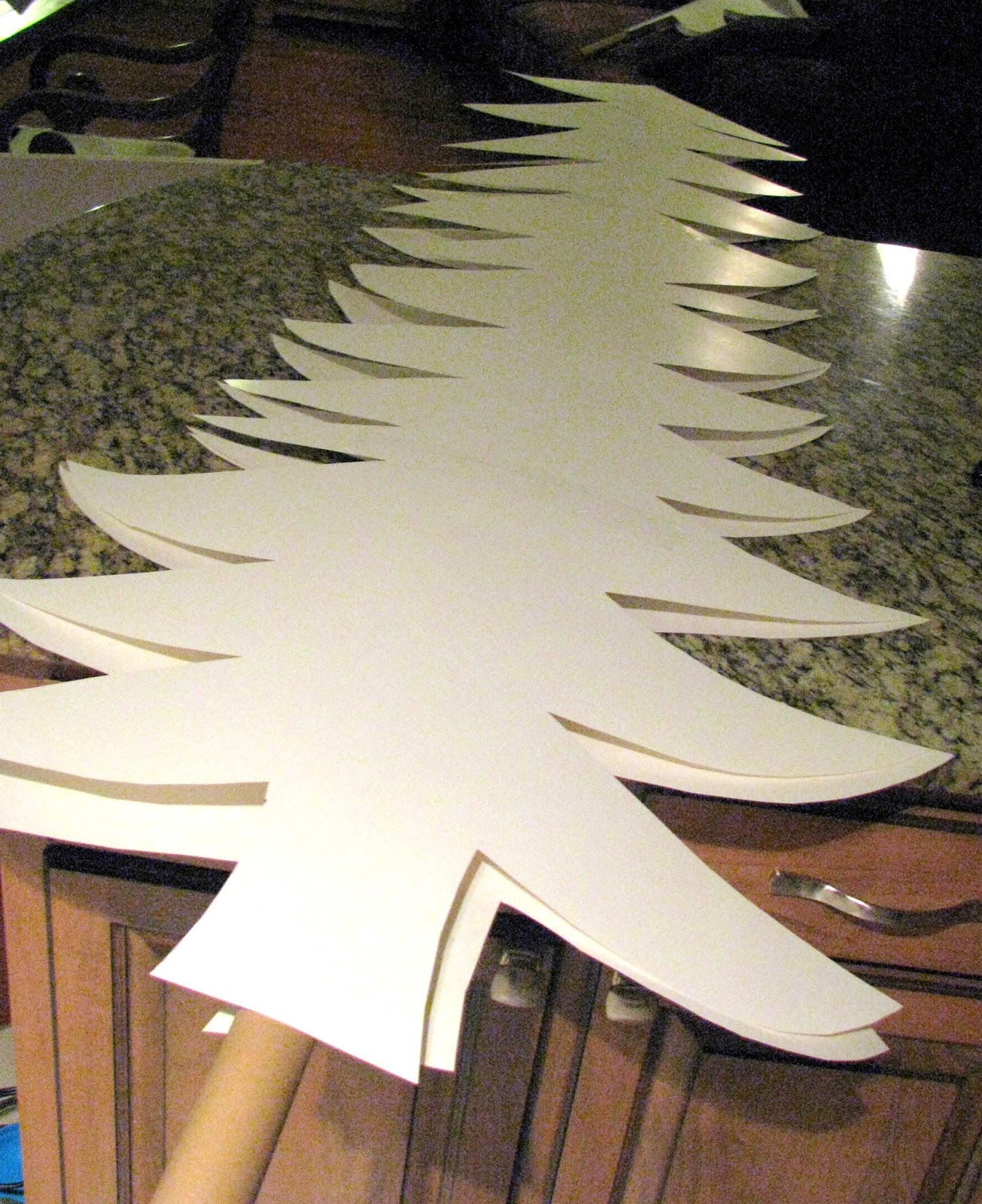 storybook-cottage: Frozen Party--Lite-Up Posterboard Trees