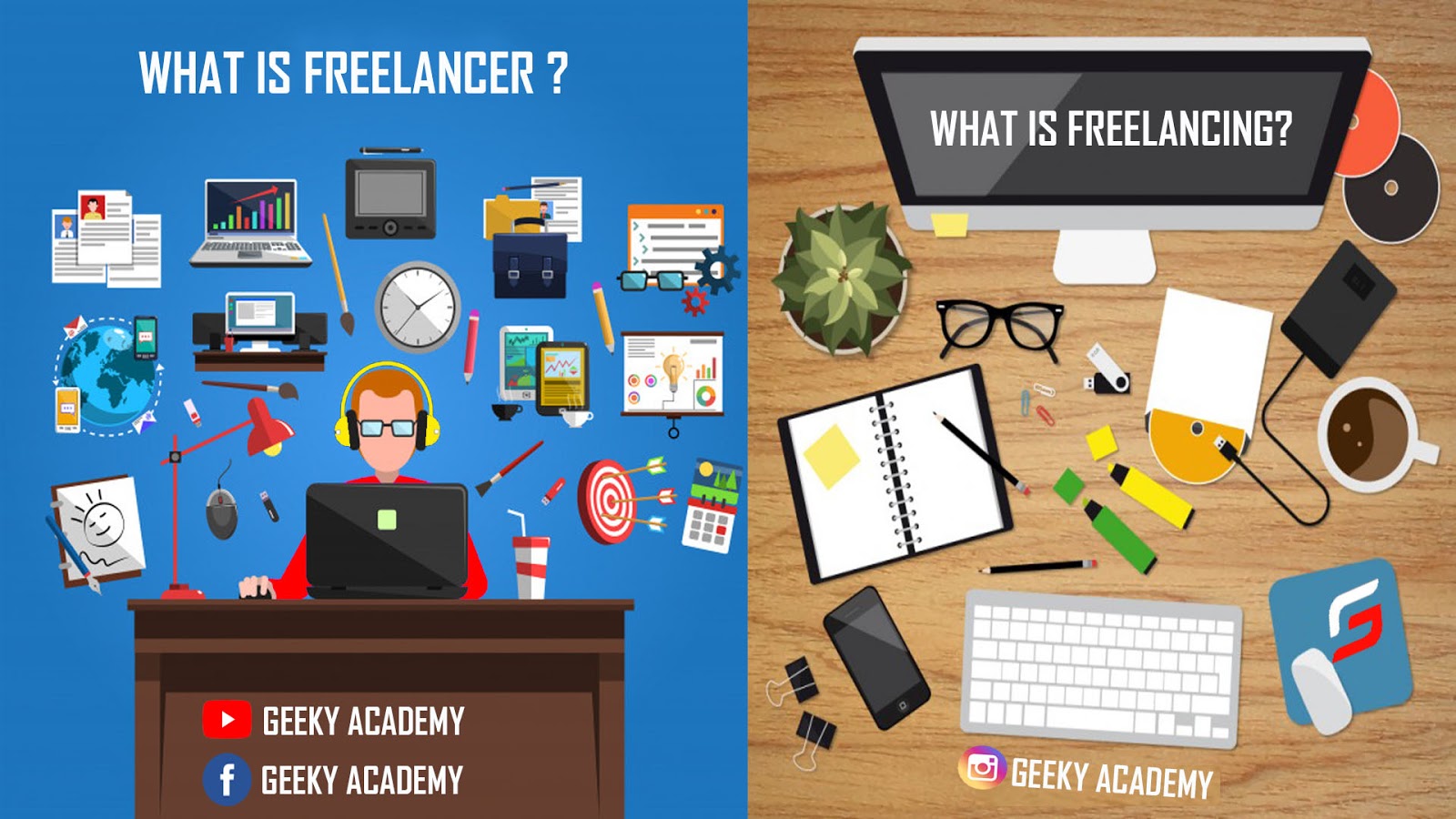 WHAT IS FREELANCER AND WHAT IS FREELANCING ? - MY GEEKY ACADEMY