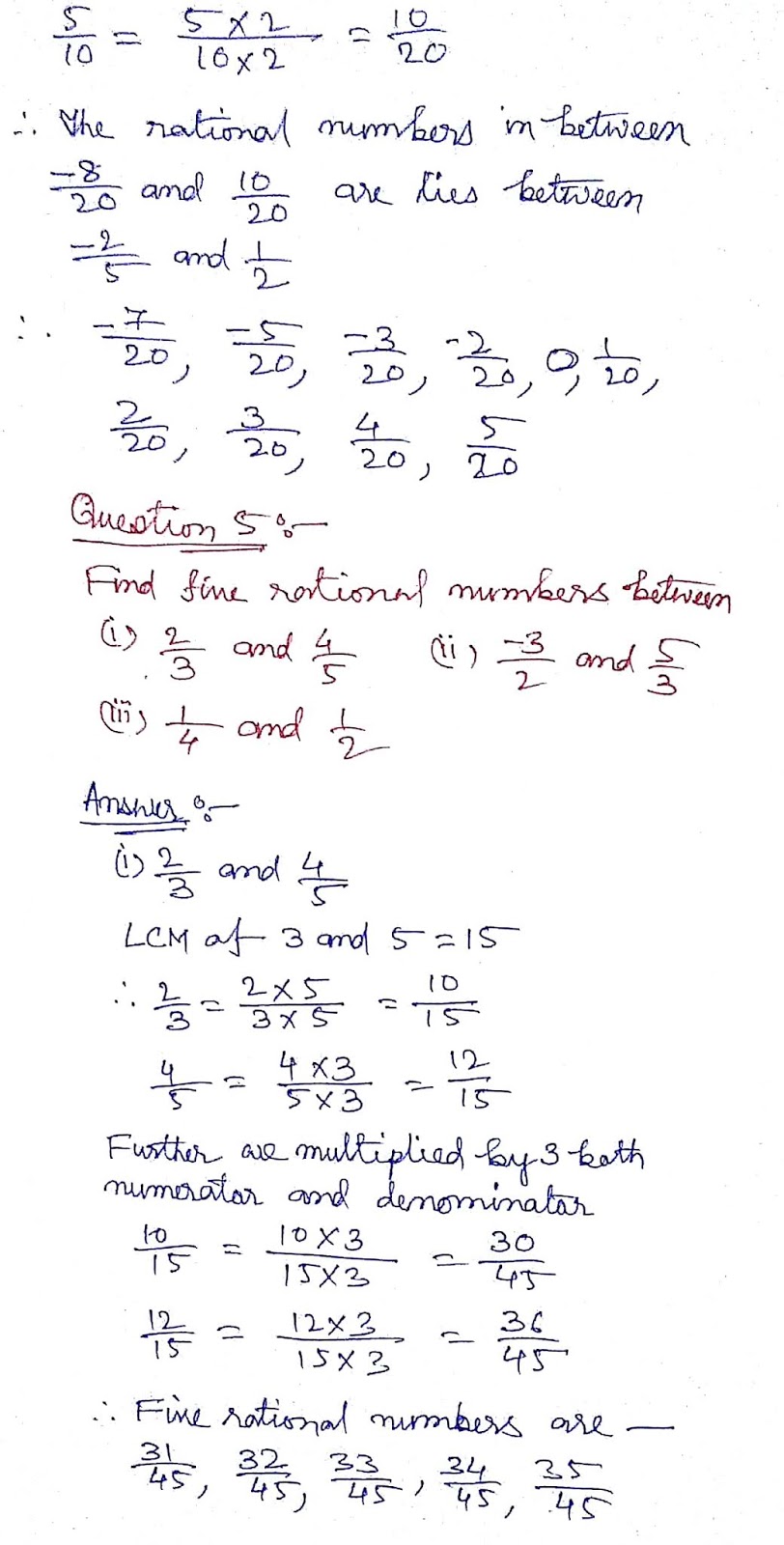 NCERT Solution For Rational Numbers Class 8 Maths Chapter 1 NCERT Solution For Rational Numbers Class 8 Maths Chapter 1