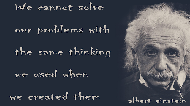Best Quotes Ever: "We can't solve problems by using the same kind of ...