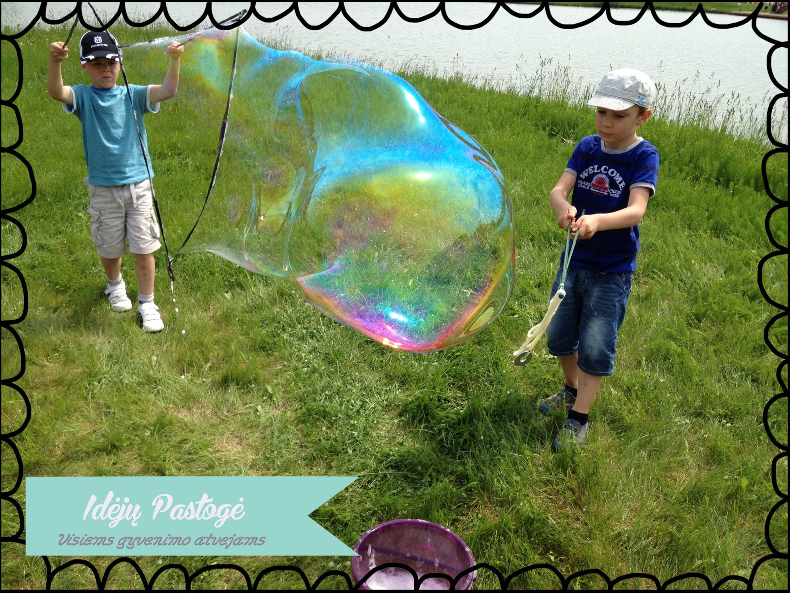 Visos idėjos po vienu stogu!!!: Gigantiškiai Dideli Muilo Burbulai