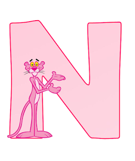 Kits imprimibles gratis : Abecedario pantera rosa