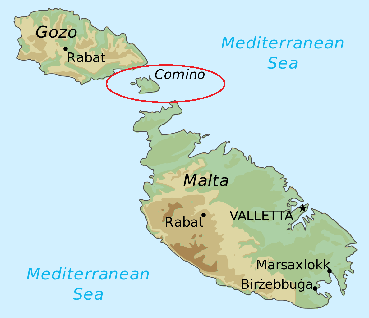 Islas del Mundo: Comino