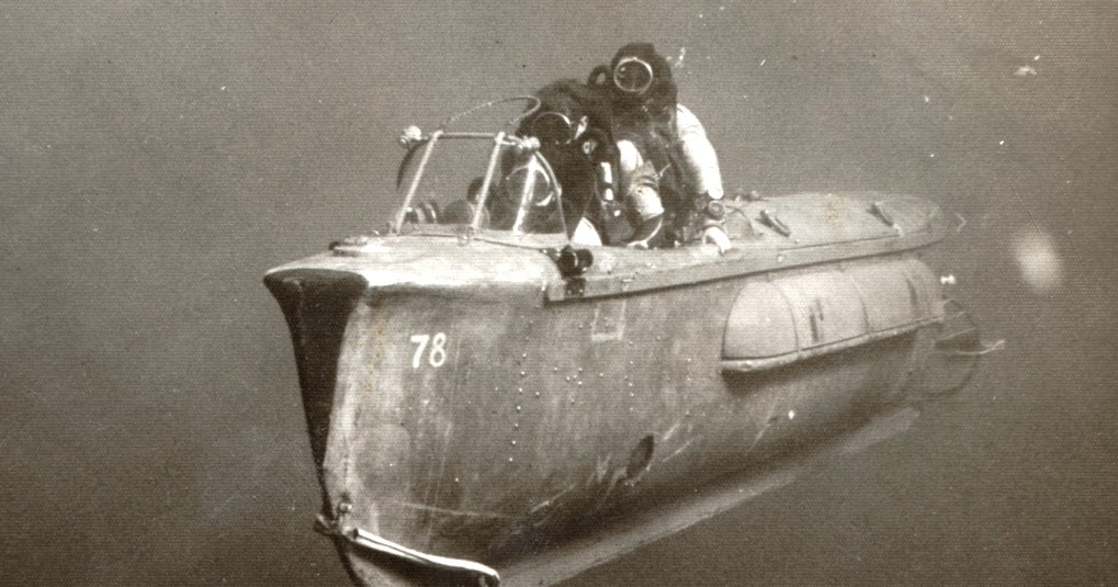 Human Torpedo in Use by the Israeli Commando Unit, 1967 ~ Vintage Everyday