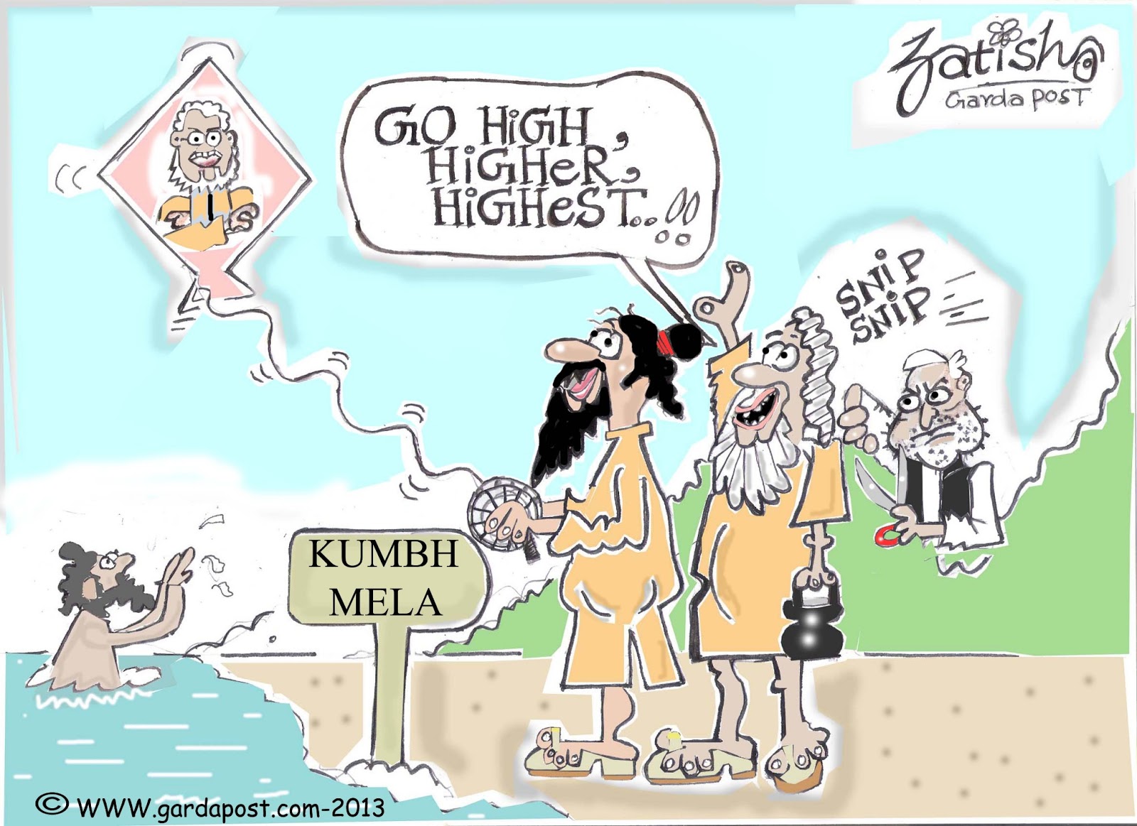 Garda Comics: Modi and the Monks...