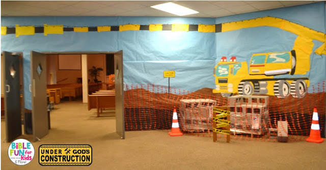 VBS Under Construction Decorating Part 1 | Bible Fun For Kids