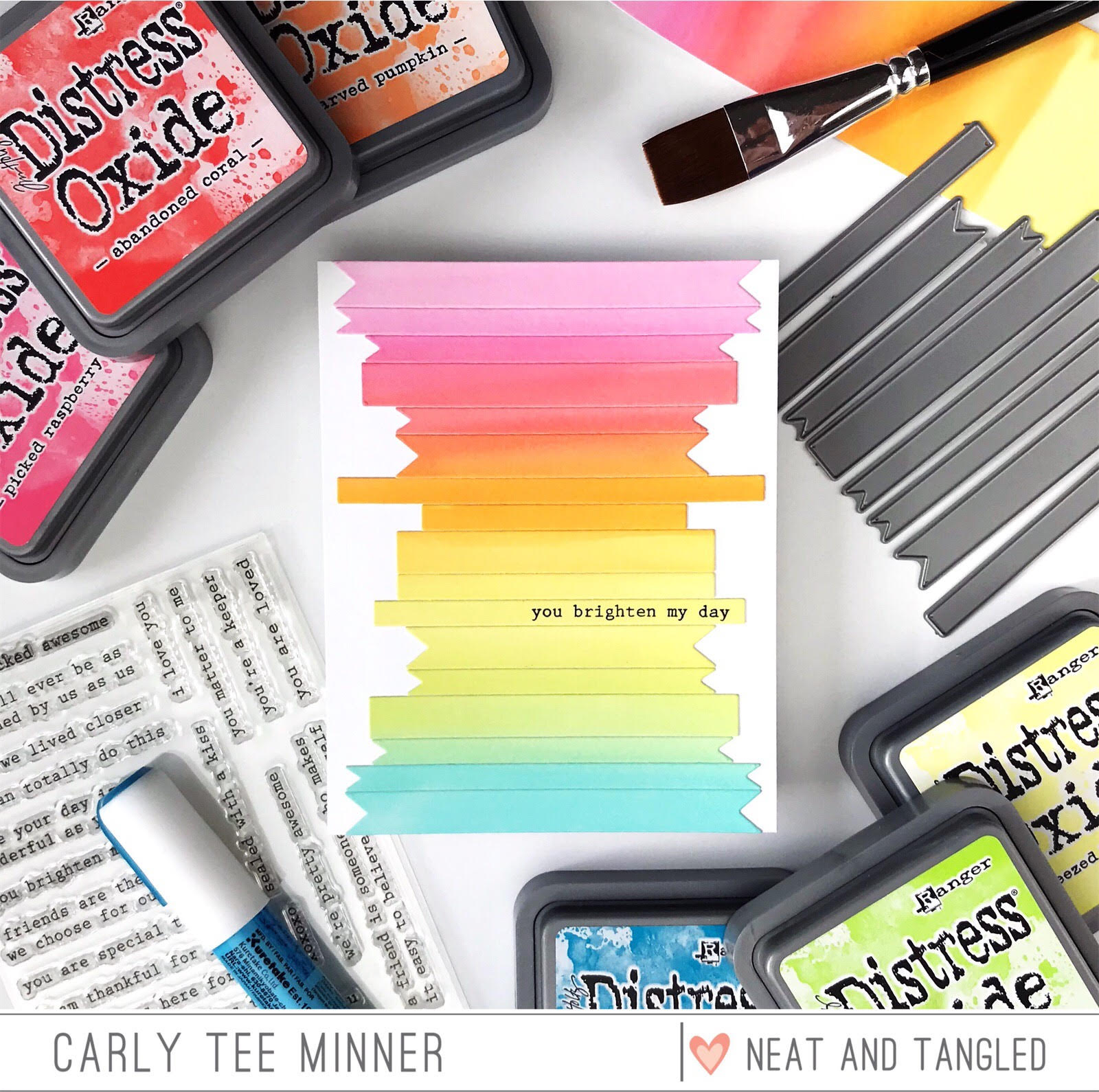 Rainbow Sentiment Strips - Neat and Tangled