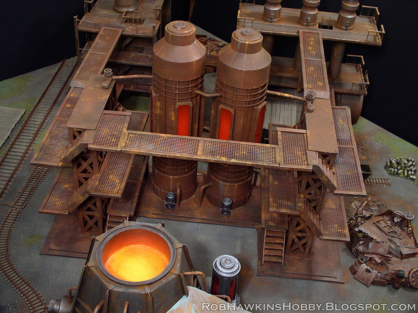 Rob Hawkins Hobby: WWX Terrain: Industrial Complex