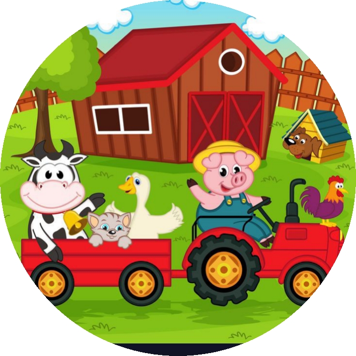 Kits imprimibles gratis : Toppers granja