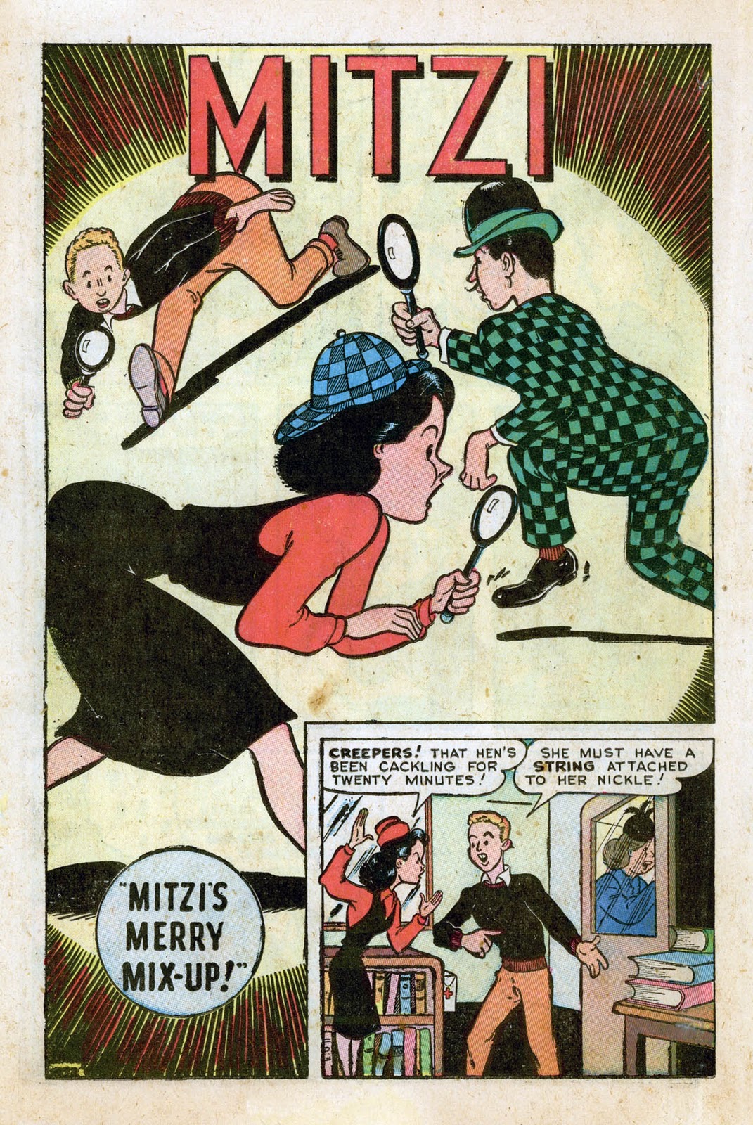 Four-Color Shadows: Mitzi-Rusty-1947