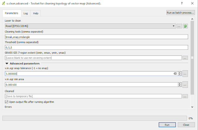 How to Clean Topology Error in QGIS