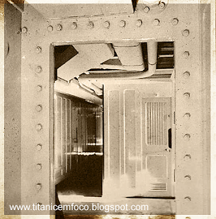 TITANIC EM FOCO: Corredores da 1ª classe do Titanic