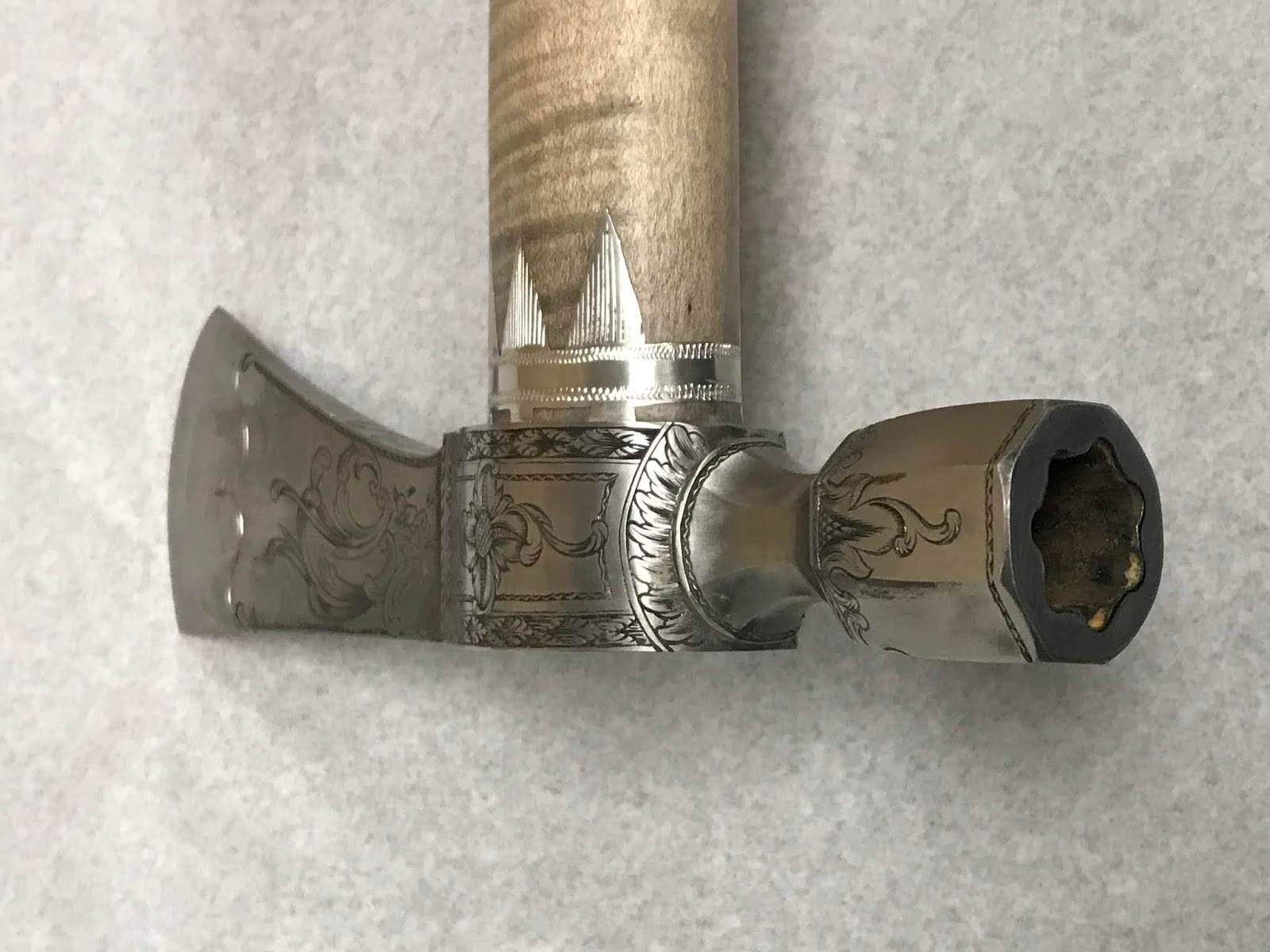 Judson Brennan: Alaskan Longrifle Artisan: Tomahawk Fully Engraved ...