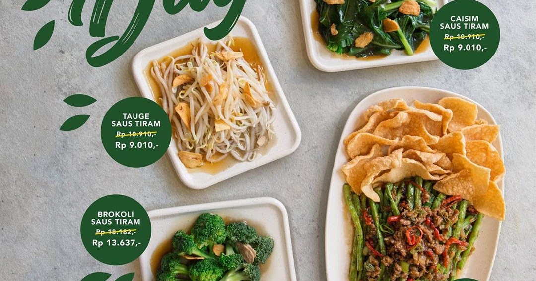 Bakmi GM Harga Spesial Monday Green Day Promo Menu Baru Sayuran | scanharga